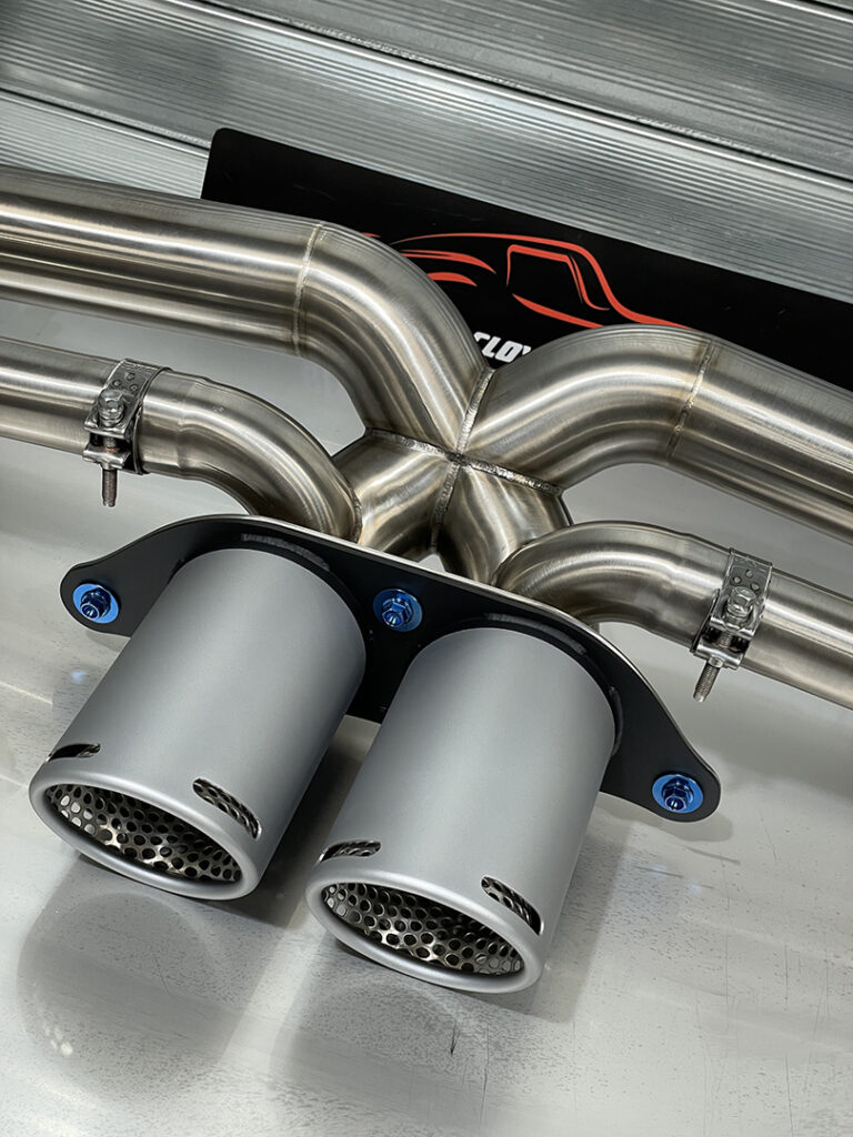 PORSCHE 992 GT3 / GT3 RS / ST SILENCED VALVED X-PIPE EXHAUST - BC Fabs